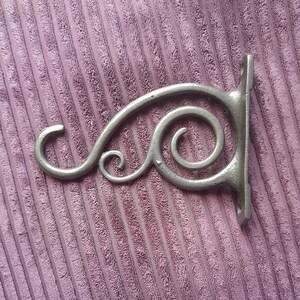 Antique IRON CHEST HANDLE Cast Iron Rustic Vintage Old Style Drop Bar ...