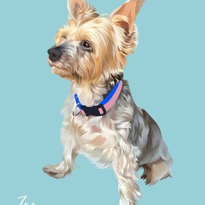 Custom DIGITAL Pet Portrait Custom Pet Portrait Digital Art | Etsy