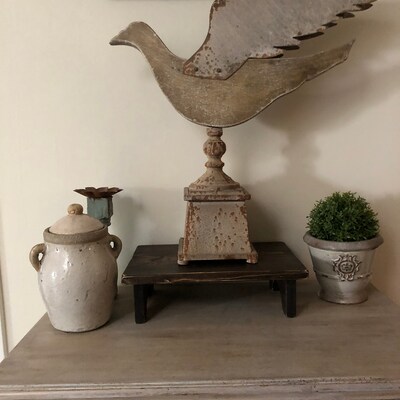 Rustic Wood Riser Farmhouse Style Riser Tabletop Riser Plant Stand Wood ...