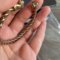 CELTIC TORC Hand Forged Iron Neck Ring Torques Torq Iron Age Pagan ...