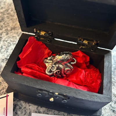 Bat Ring With Ruby Low Bezel Gothic Ring Gothic Jewelry Unisex Handmade ...