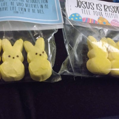 Jesus is Risen...tell Your Peeps Easter Treat Bag Toppers - Etsy