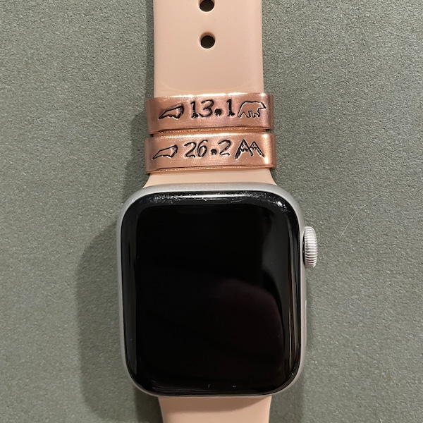 Smart Watch Charms, Personalized Gift, Custom Name, Watch Band Slide ...