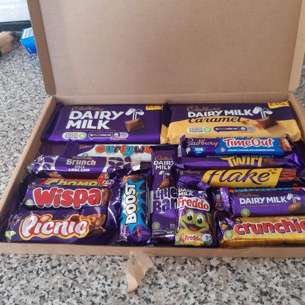 Personalised Mars Chocolate Bar Sweet Gift Box Hamper Selection ...