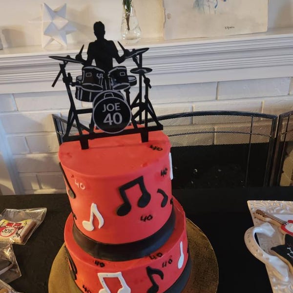 DJ Cake Topper, DJ Birthday Cake Topper, Musician Birthday Cake Topper ...