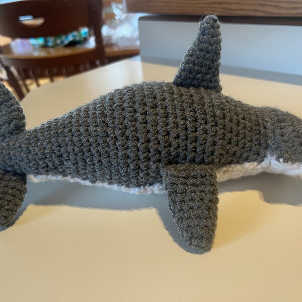 PATTERN: Hugo the Hammerhead Shark Pattern - Amigurumi Hammerhead Shark ...