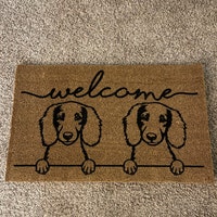 Hello Doormat, Hello Mat, Home Decor, Hello Welcome Mat, Housewarming ...