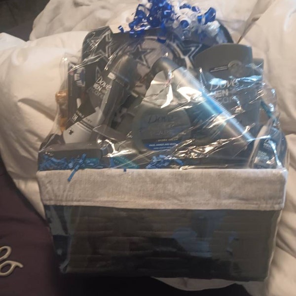 Cowboys Sports Gift Basket - Etsy