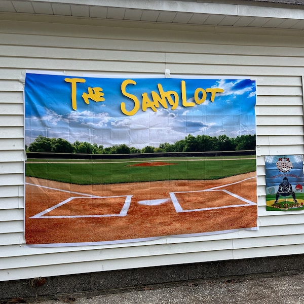 The Sandlot Wood Sign - Baseball Party Backdrop Sign - the Sandlot ...
