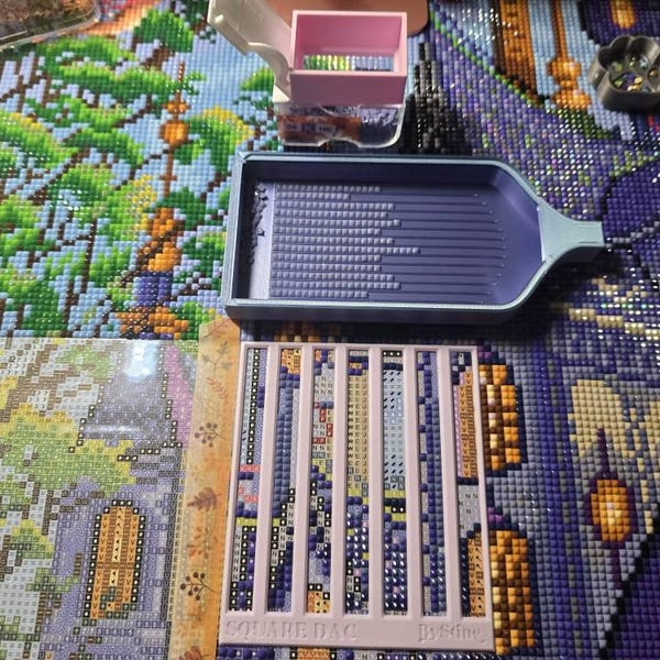 Ruler for Diamond Art | Diamondpainting Guide | Square Ruler | Round ...