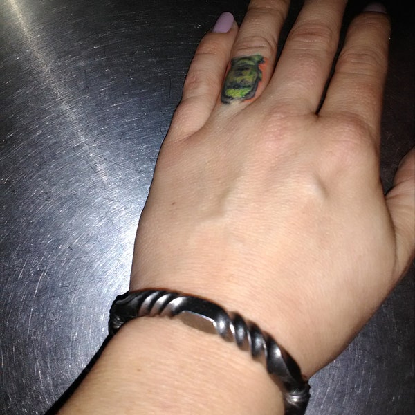 Hand Forged Viking Oath Ring Bracelet - Etsy