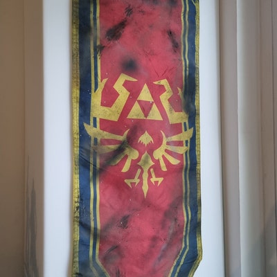 Legend of Zelda Hyrule Flag, Hyrule Castle Flag, Hylian Flag MASSIVE ...