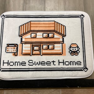 Pokemon gen II, home Sweet Home 18 X 24 Doormat Welcome Floormat - Etsy