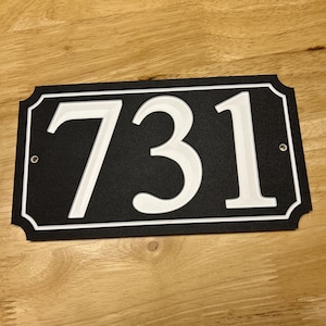 12 Inch Modern House Numbers Letters - Etsy