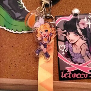 VOCALOID Charms Miku, Rin, Len, Gumi Keychains - Etsy
