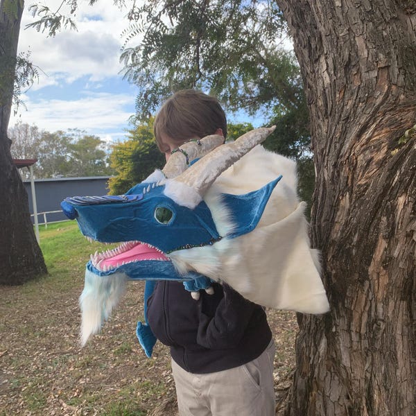 Wolf Dragon Head Puppet **digital Pattern** for EVA Foam - Etsy