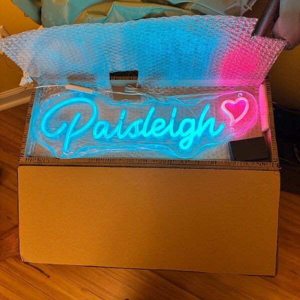 Custom Mirror Led Sign, Neon Mirror Sign, Light up Mirror for Bedroom ...