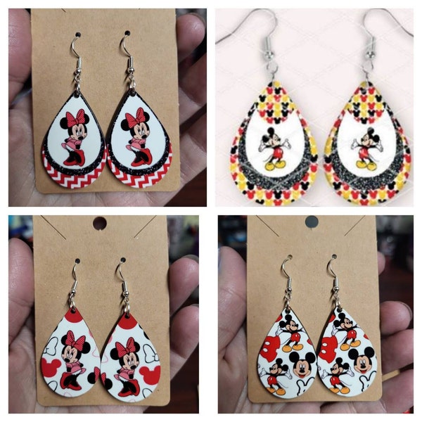 4 Clear Background Pen Wraps Inspires Mickey Mini Mouse Pattern ...