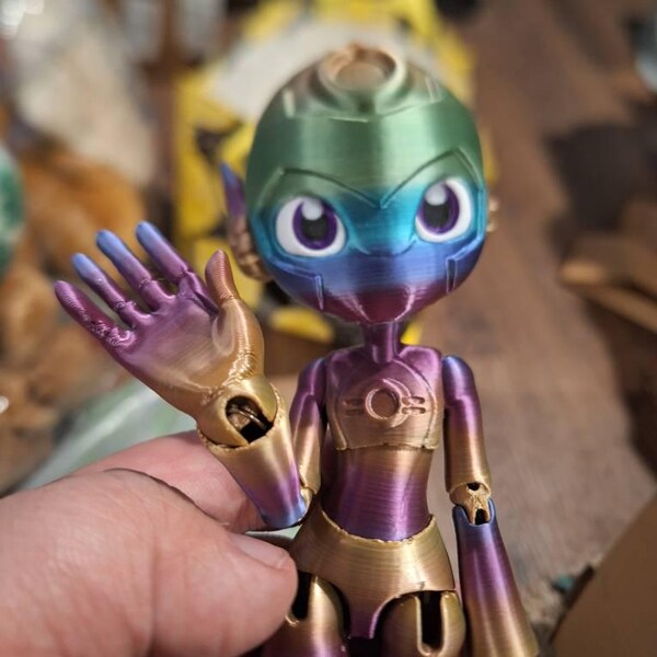 DIGITAL .STL - Alien Kabbit + Pre-supported Files for SLA Printing - 26 ...