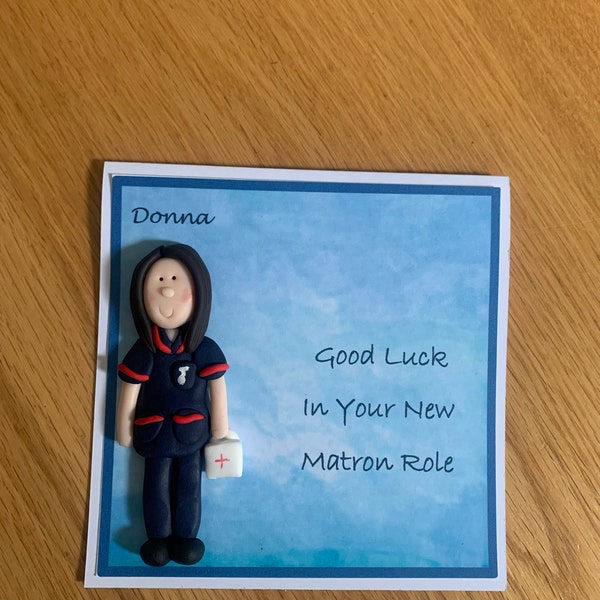 New Job/ Good Luck/ Congratulations Card for Nurse /midwife by Hot ...