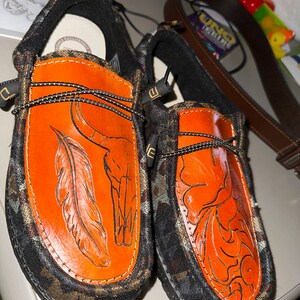 Floral Skull Hey Dude Custom Hey Dude Shoes Womens Mens - Etsy