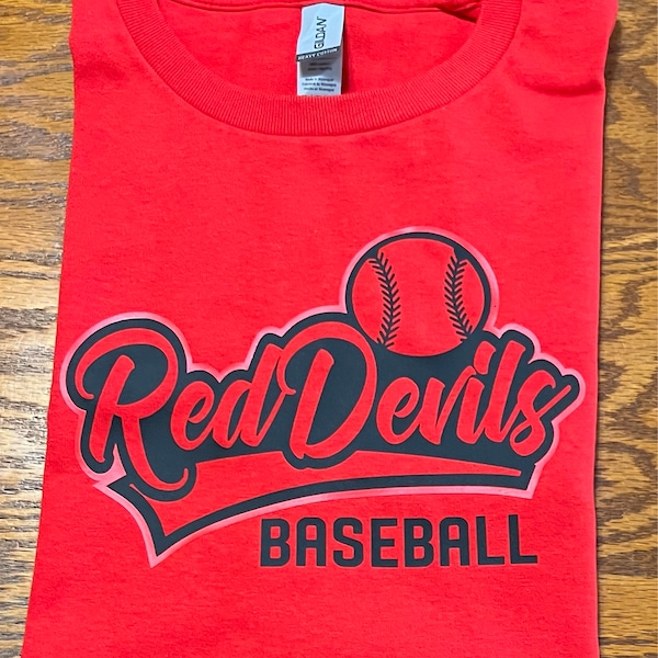 Baseball Svg, Red Devil Baseball Svg, Red Devil, Devils, Baseball ...