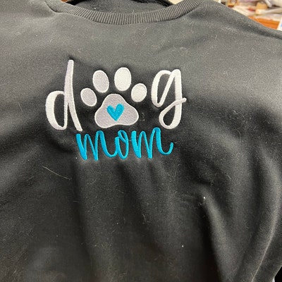 Dog Mom Machine Embroidery Design, Dog Lover Embroidery Patterns, Dog ...