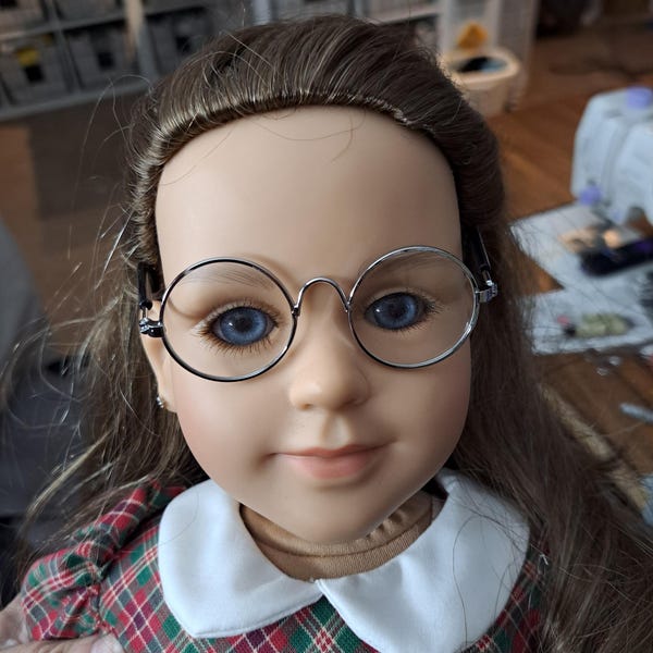 Long Black Hair Monique Doll Wig, “raven” Style Black Hair for Dolls - Etsy