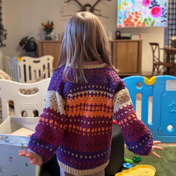 Riverbed Cardigan | Crochet Pattern | Sizes XS to 4 XL | Oversized ...