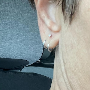 NEW 14K Solid Gold Vertical Helix Chain Piercing Unique Gold Barbell ...