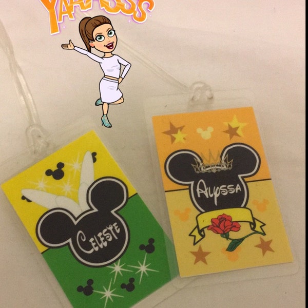 Disney Luggage Tag - Great Fish Extender Gift - Mickey Mouse Tags ...