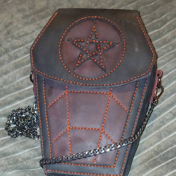 Coffin Bag Pattern PDF, Gothic Crossbody Bag Template - Etsy