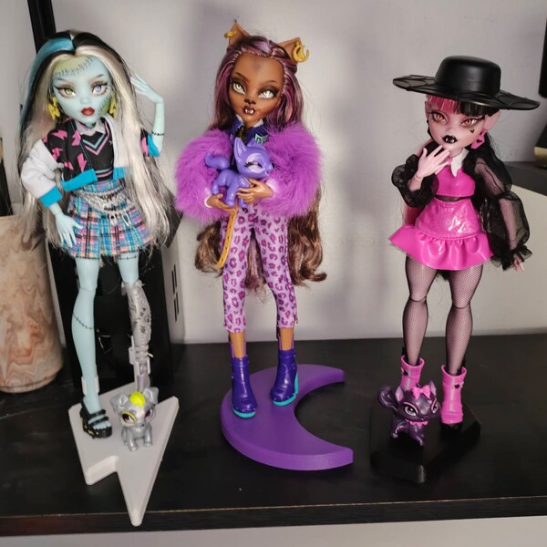Mini Wall Doll Shelf Securely Show off Your Ghouls in Even the Tightest ...