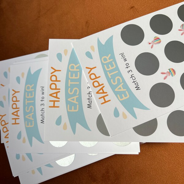 Thank You Gift, Scratch to Win Card, Custom Scratch Card, Scratch to ...