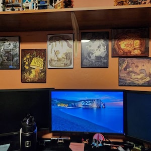 Glimmer Rat Art Print 8x8 - Etsy