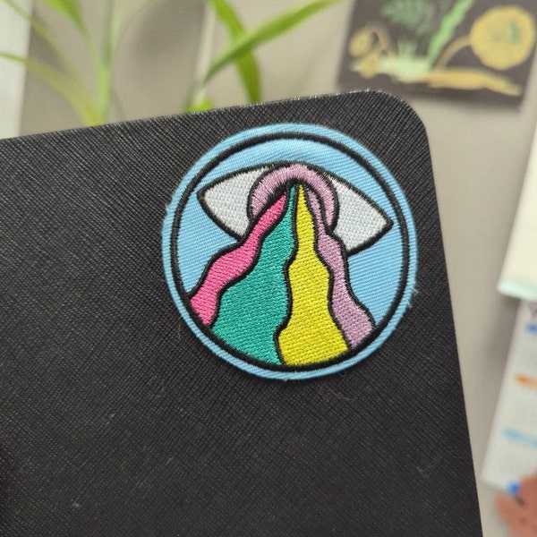 Mushroom House Patch, Fairy Tale Patch, Iron on Patch, Embroidered Patch, Aesthetic Patch, Funny ...