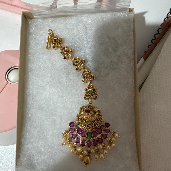 Kolhapuri Thushi Necklace Set,indian Traditional/wedding/ethnic Choker ...