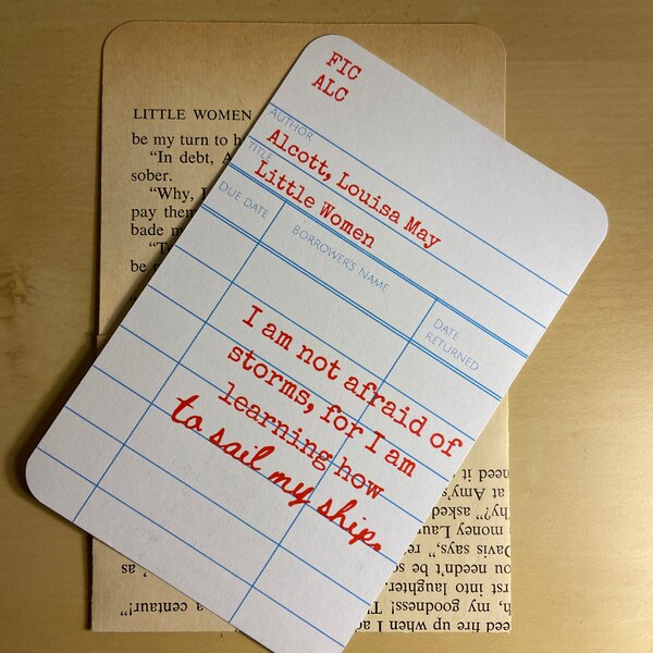 Bookmarks Little Women, Quotes, Louisa May Alcott, Little Women Gift ...