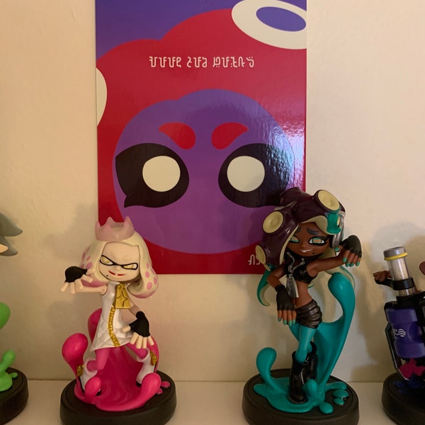 Splatoon Hotlantis AGT Posters Agent 3, 4, 8, New 3, Octavio, Grizz ...