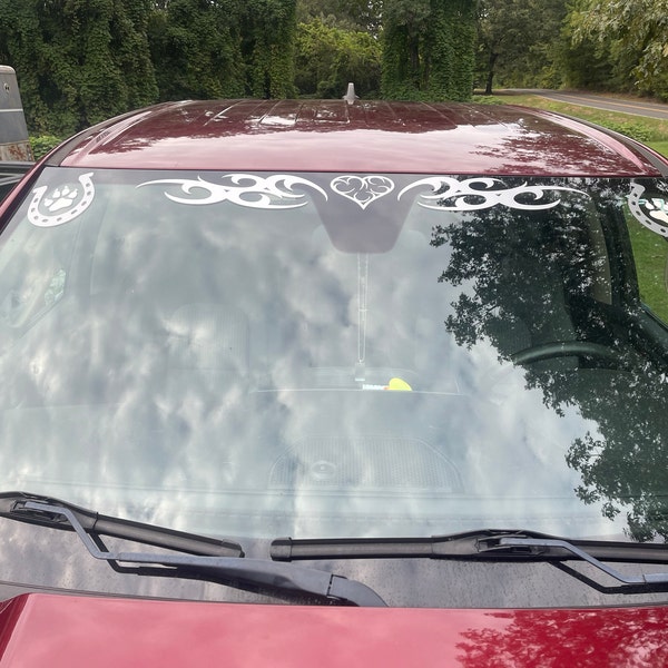 Custom Text Biffo Font Customized Personalized Letters Name Windshield ...