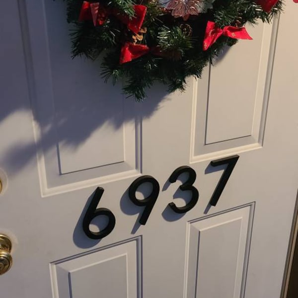 5in Modern Magnetic House Numbers - Etsy