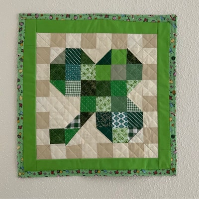 Star Center Log Cabin Quilt Block Pattern Download - Etsy