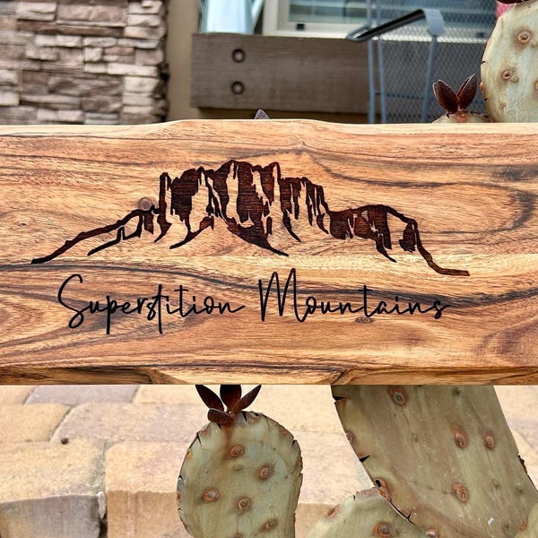 Superstition Mountains SVG Outline | Digital Cut File | Superstition ...