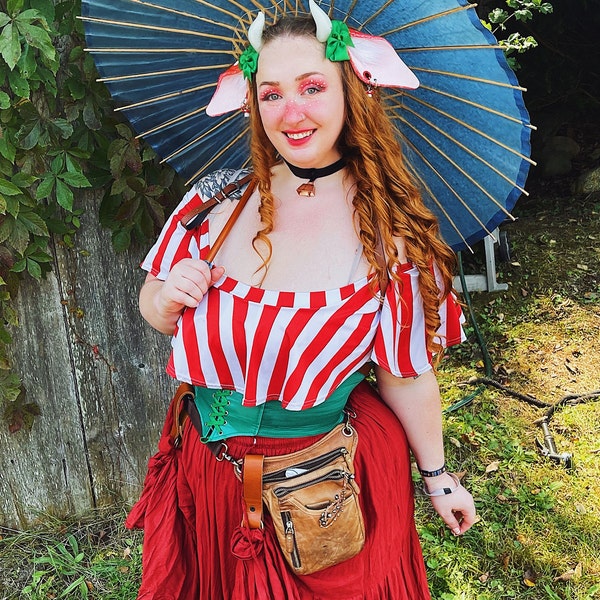 Tan Cream Black White Pink Goat / Sheep / Doe / Deer / Faun / Satyr ...