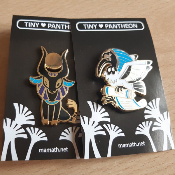 Tiny Pantheon THOTH ENAMEL PIN. Cute Ancient Egyptian Ibis God Djehuty ...