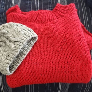 Hand knit woman sweater wool vest Cross Sweater Capelet Neck | Etsy