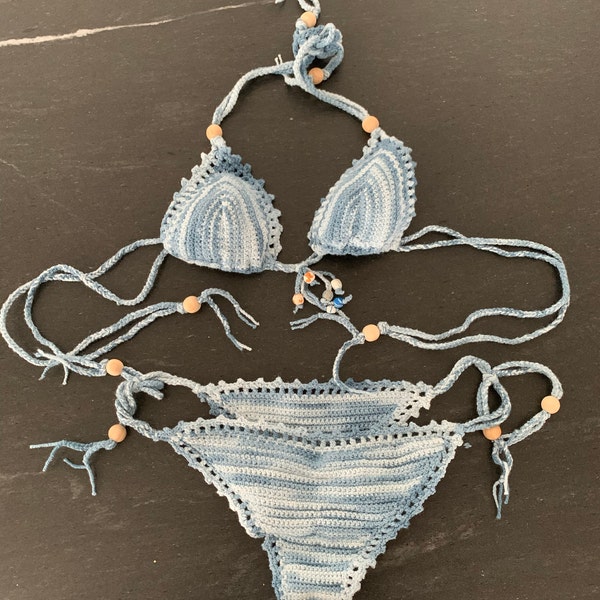 PDF, Crochet PATTERN for Capheira Crochet Bikini Top and Brazilian ...