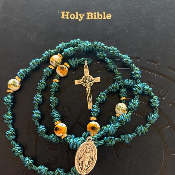 PREPARE Knotted Rosary | Rope Rosary |twine Rosary | Cord Rosary ...