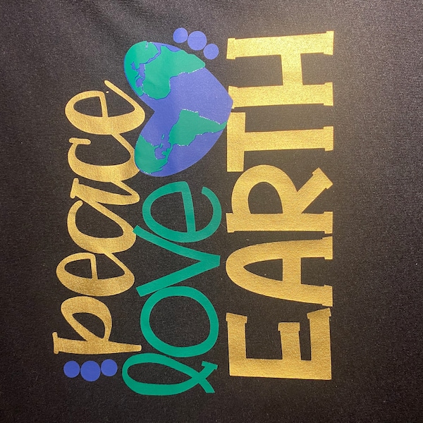 Peace Love Earth SVG, Earth Day SVG, SVG Cut File, Earth Svg, Earth Day ...