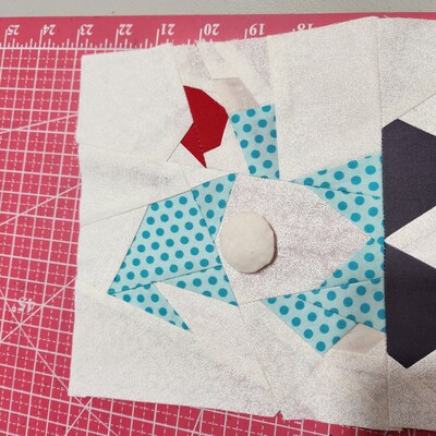 Chinese Crested Paper Pieced Block Pattern in PDF - Etsy